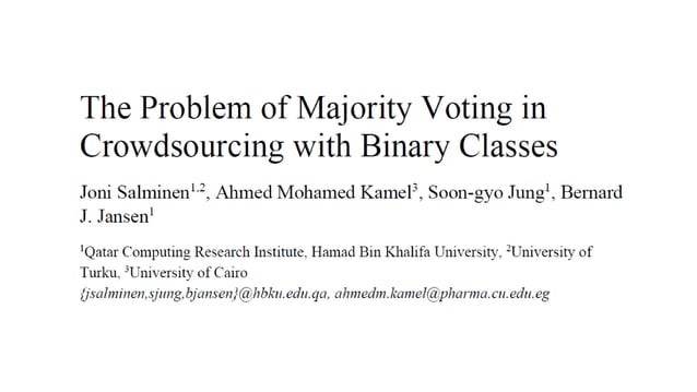 Problem of majority voting | PPT