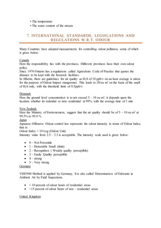 Problem of odor pollution and its management solution | DOCX