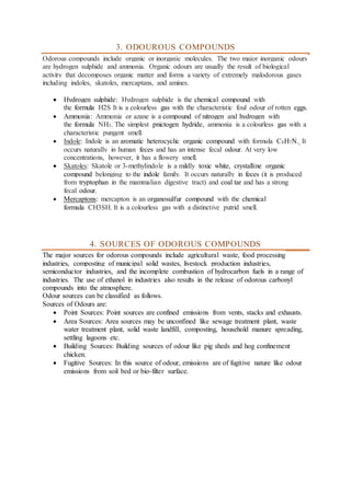 Problem of odor pollution and its management solution | DOCX
