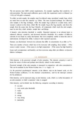 Problem of odor pollution and its management solution | DOCX