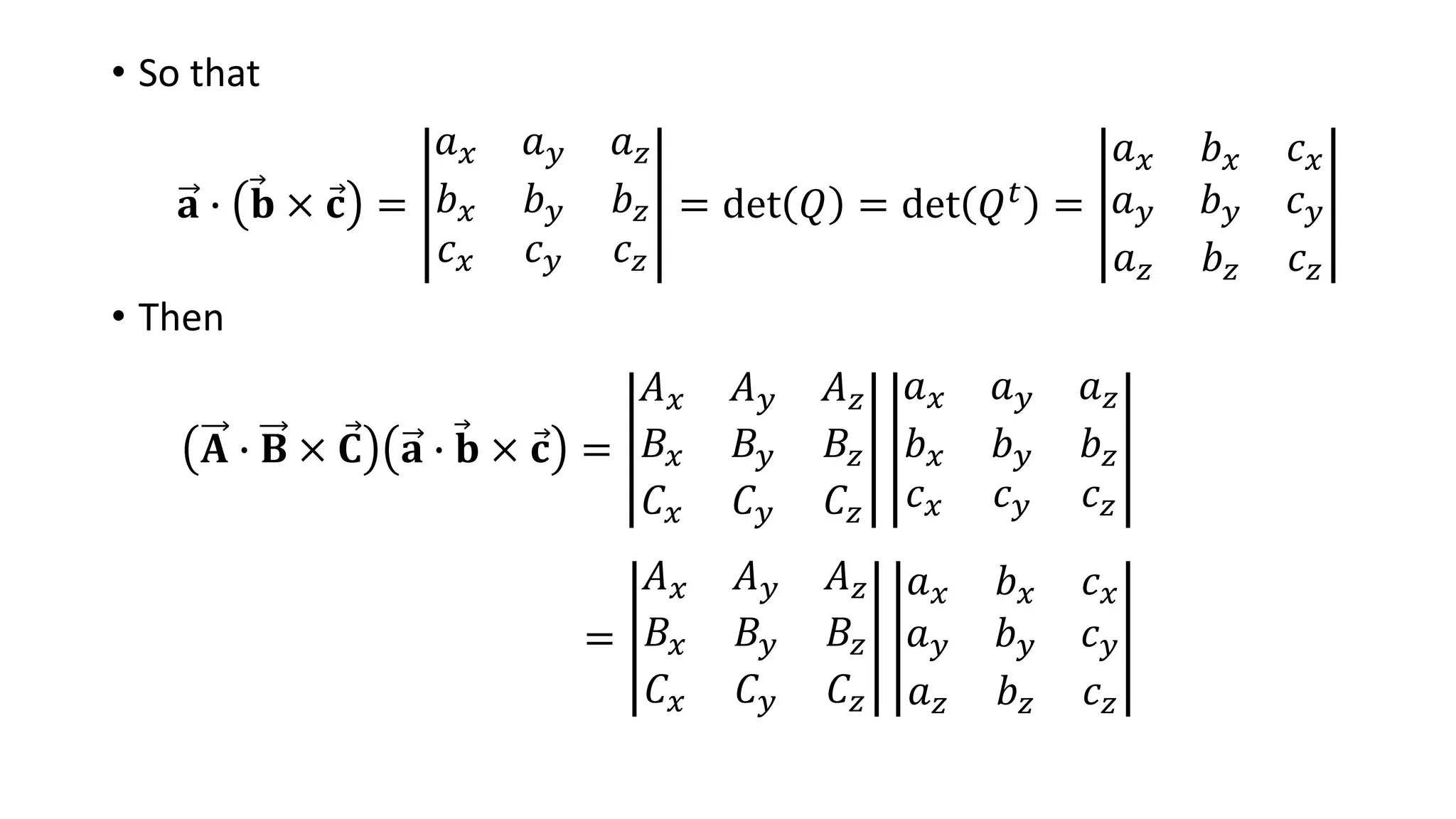Problem on Vector Linear Algebra: Vector Algebra Identity | PPTX
