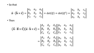 Problem on Vector Linear Algebra: Vector Algebra Identity | PPTX