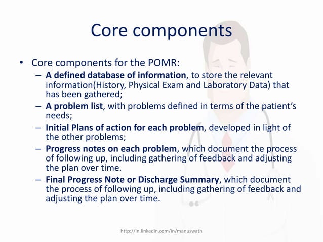Problem oriented medical record | PPTX | Medical Tests | Medical Health