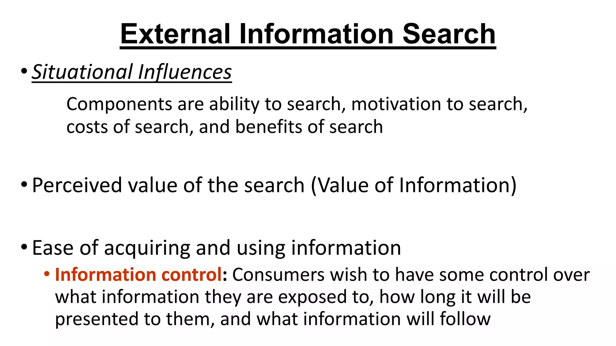 Problem recognition and information search | PDF