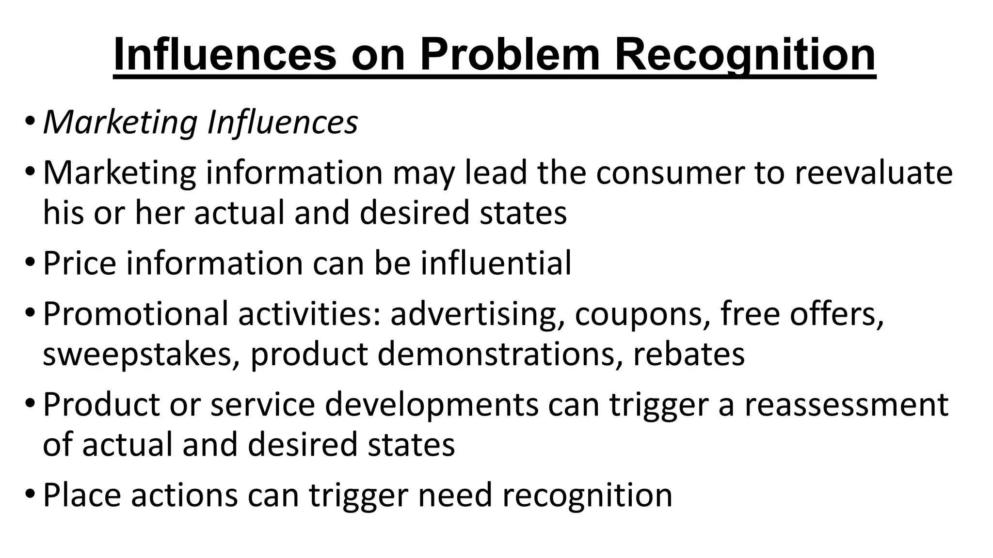 Problem recognition and information search | PDF