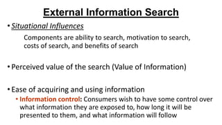 Problem recognition and information search | PDF