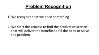 Problem recognition and information search | PDF