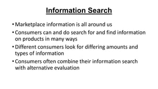 Problem recognition and information search | PDF