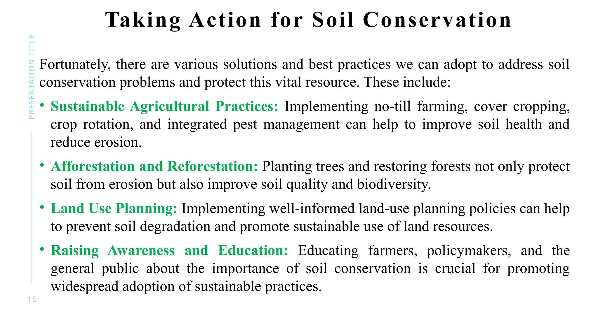 Problem Related to Soil conservation.pptx | Agriculture | Industries