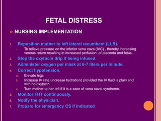 Lateral Recumbent Fetal Position