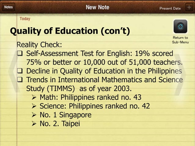 Problems and Issues in Philippine Education | PPTX | College Education ...