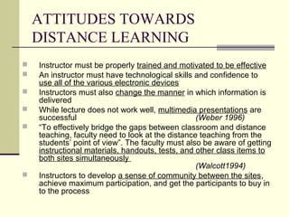 Problems and issues in distance education by Sajjad Awan PhD Scholar TE ...