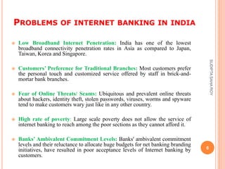 Problems and prospects of internet banking in india | PPT