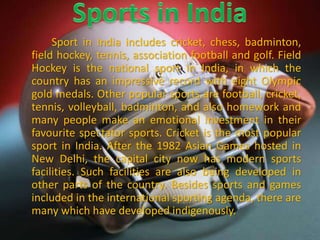 Problems and prospects of sports in india | PPTX