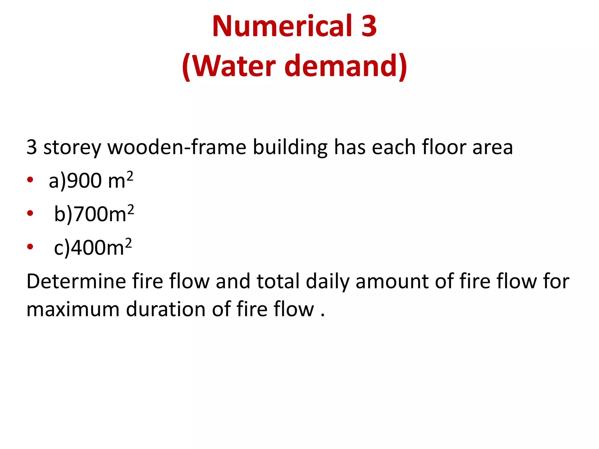 water demand Problems and solutions | PPTX