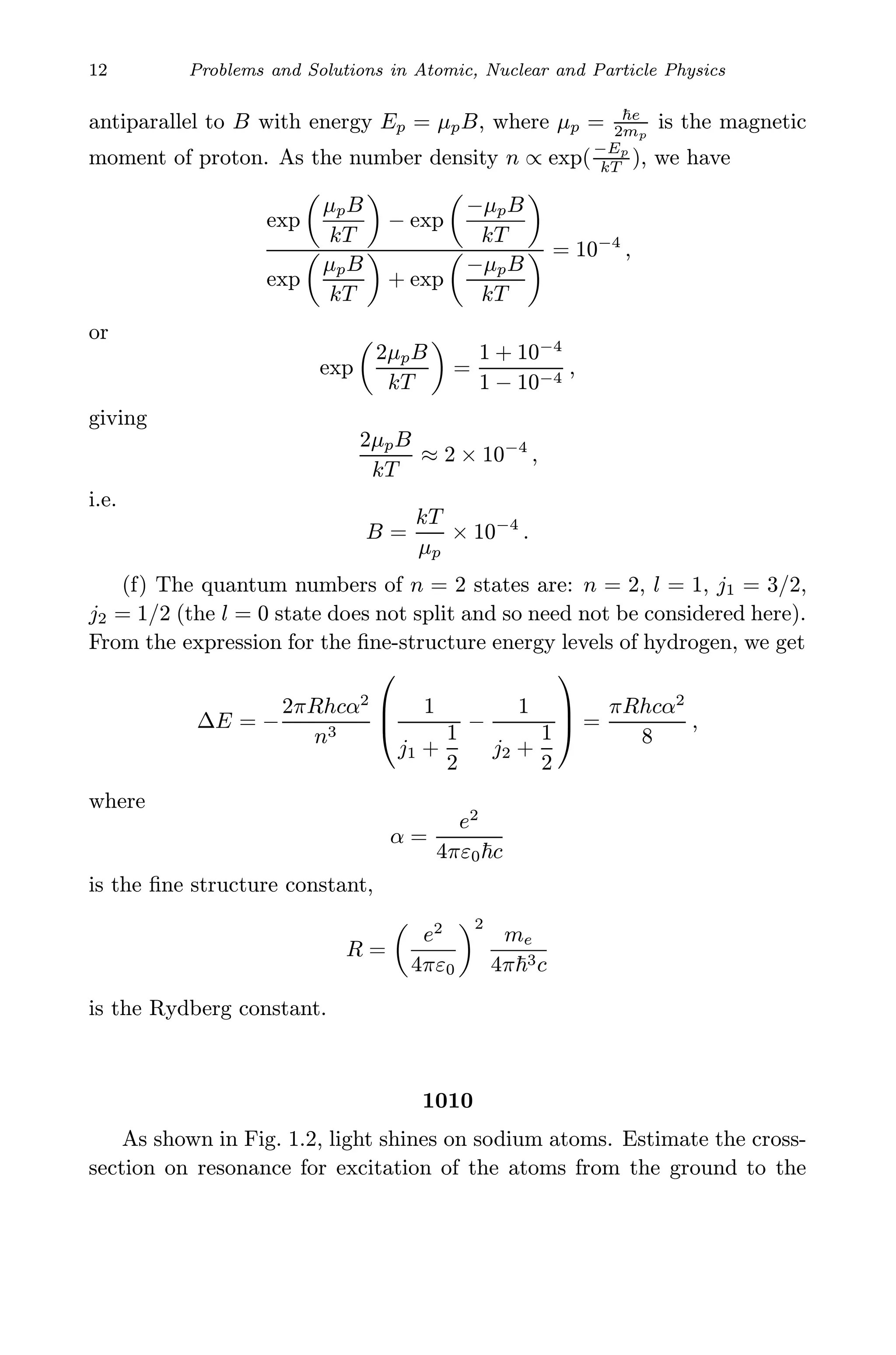 Problems and solutions on atomic, nuclear, and particle physics kuo lim | PDF