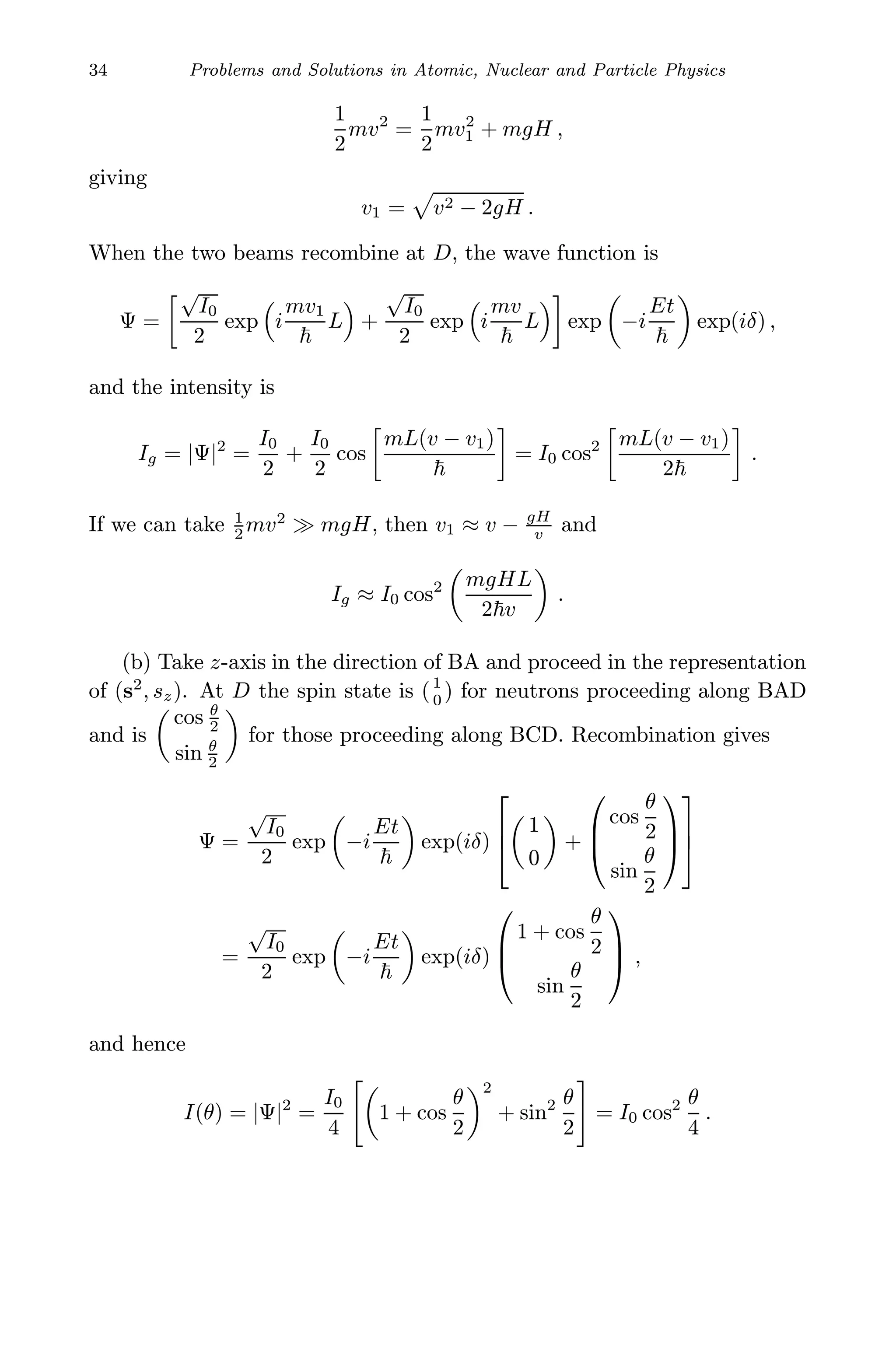 Problems and solutions on atomic, nuclear, and particle physics kuo lim | PDF