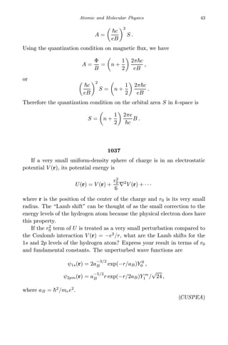 Problems and solutions on atomic, nuclear, and particle physics kuo lim | PDF