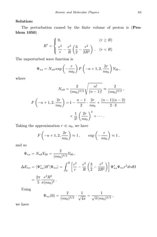 Problems and solutions on atomic, nuclear, and particle physics kuo lim | PDF