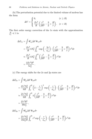 Problems and solutions on atomic, nuclear, and particle physics kuo lim | PDF