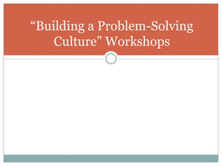 Problems are Treasures: Building ITIL Problem Management and a Problem ...