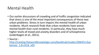 Problems associated with urban location | PPT