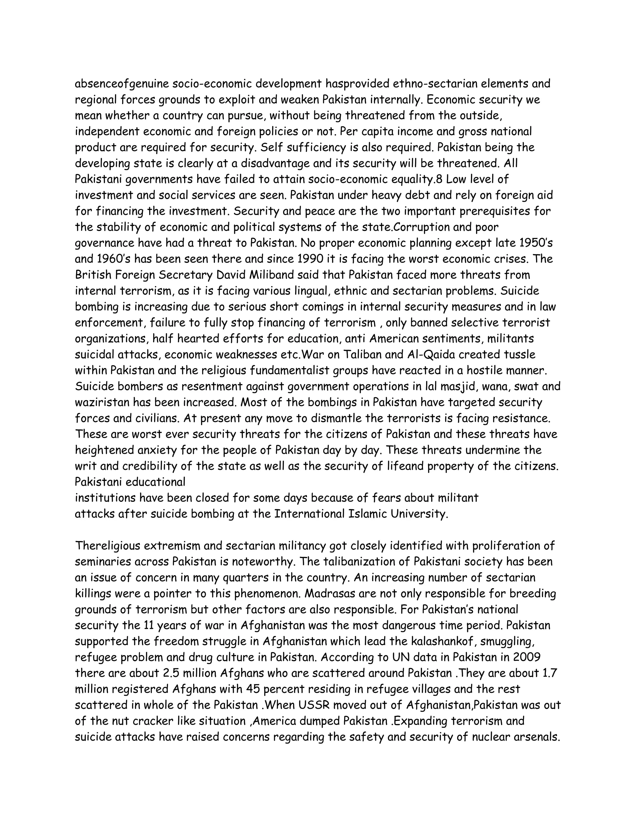 Problems at independence | DOCX