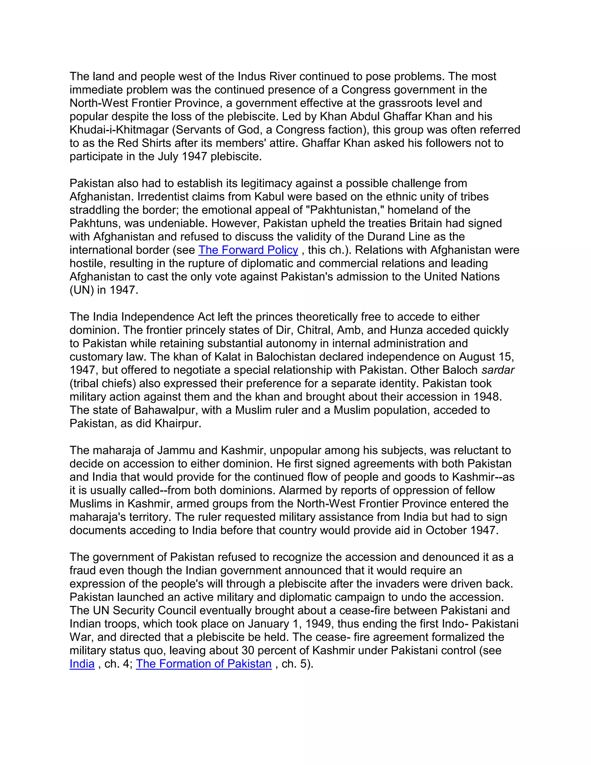 Problems at independence | DOCX