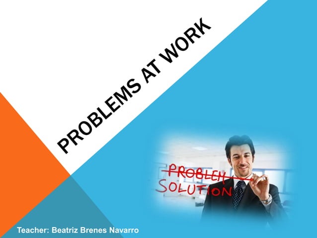 Problems at work | PPTX