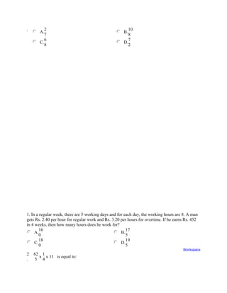 Problems based on numbers | PDF