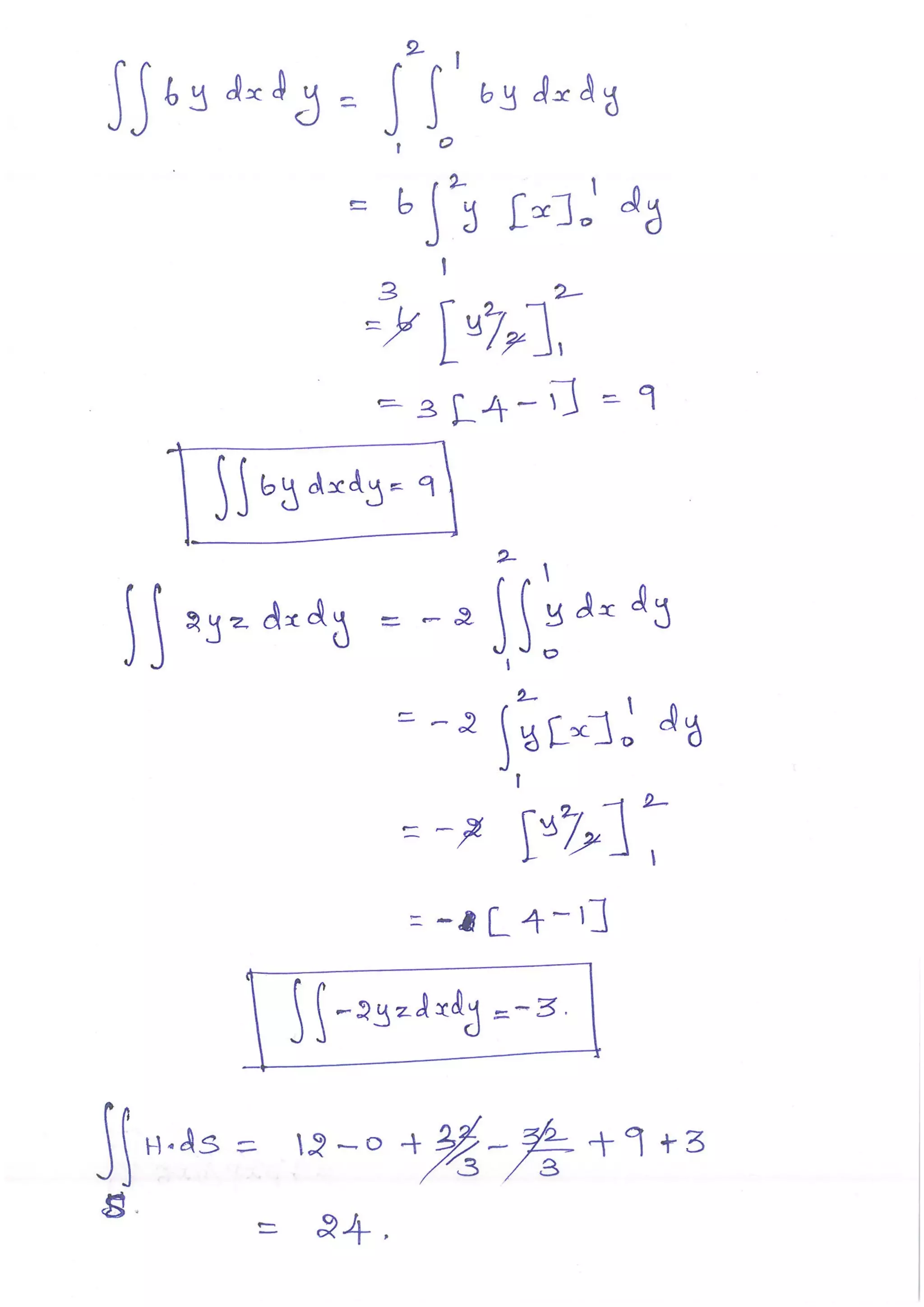 Problems divergence theorem | PDF