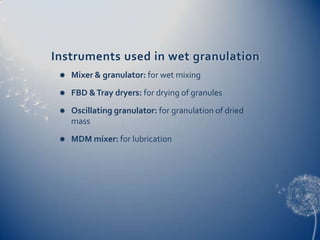 Problems during granulation & compression | PPTX