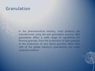 Problems during granulation & compression | PPTX