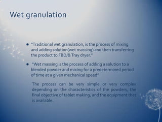 Problems during granulation & compression | PPTX