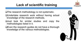 Problems Encountered By Researcher in Bangladesh.pptx