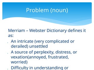 Problem Sermon.pptx towards handling problem | PPT