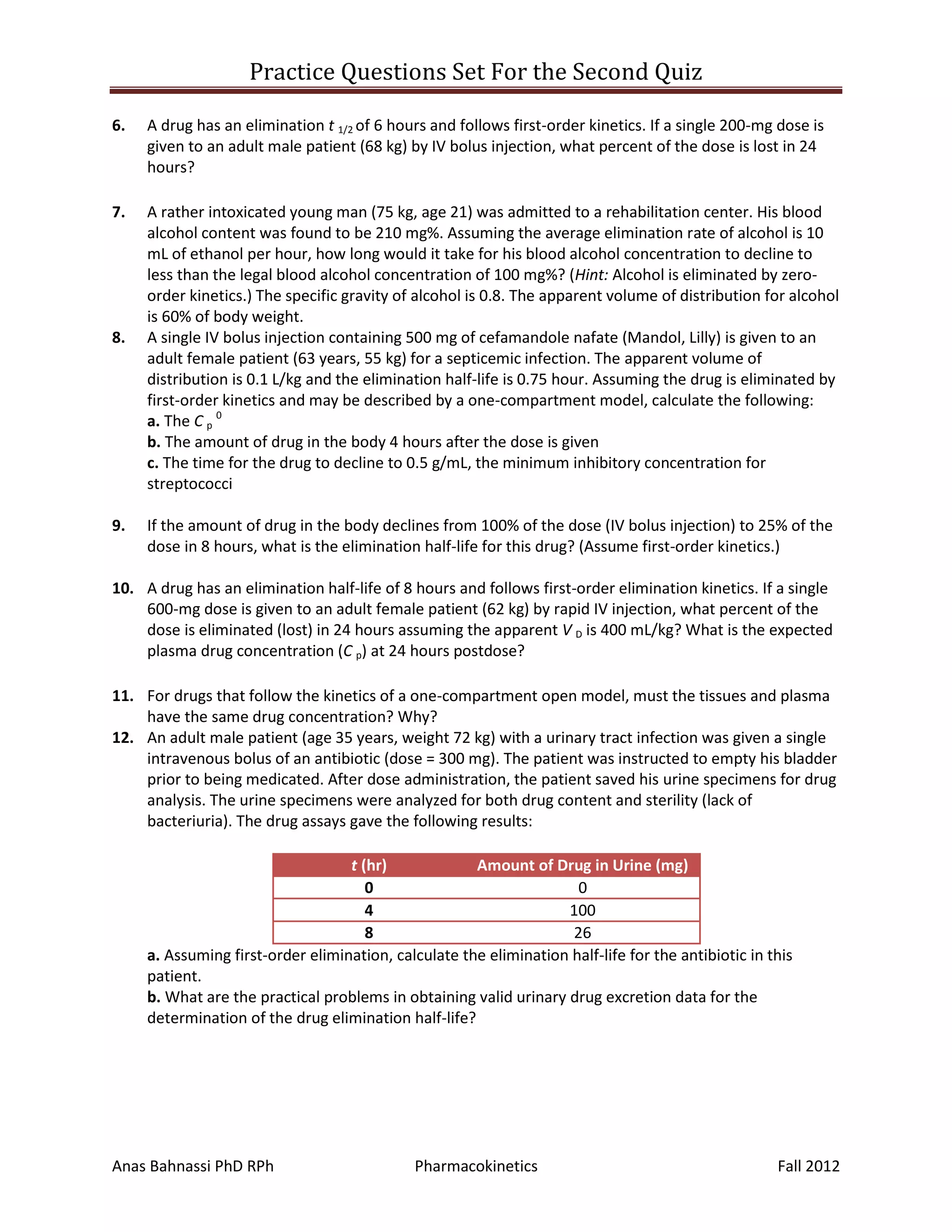 Problem Set One Pdf Chemistry Science