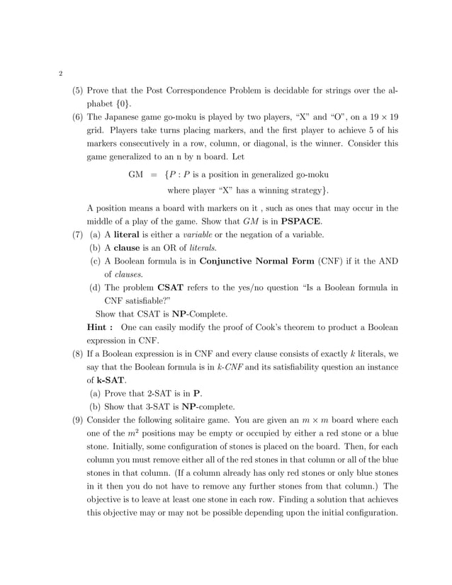 Problem Set3 Theory Of Computation Akash Anand Mth 401a Iit Kanpur Pdf Programming