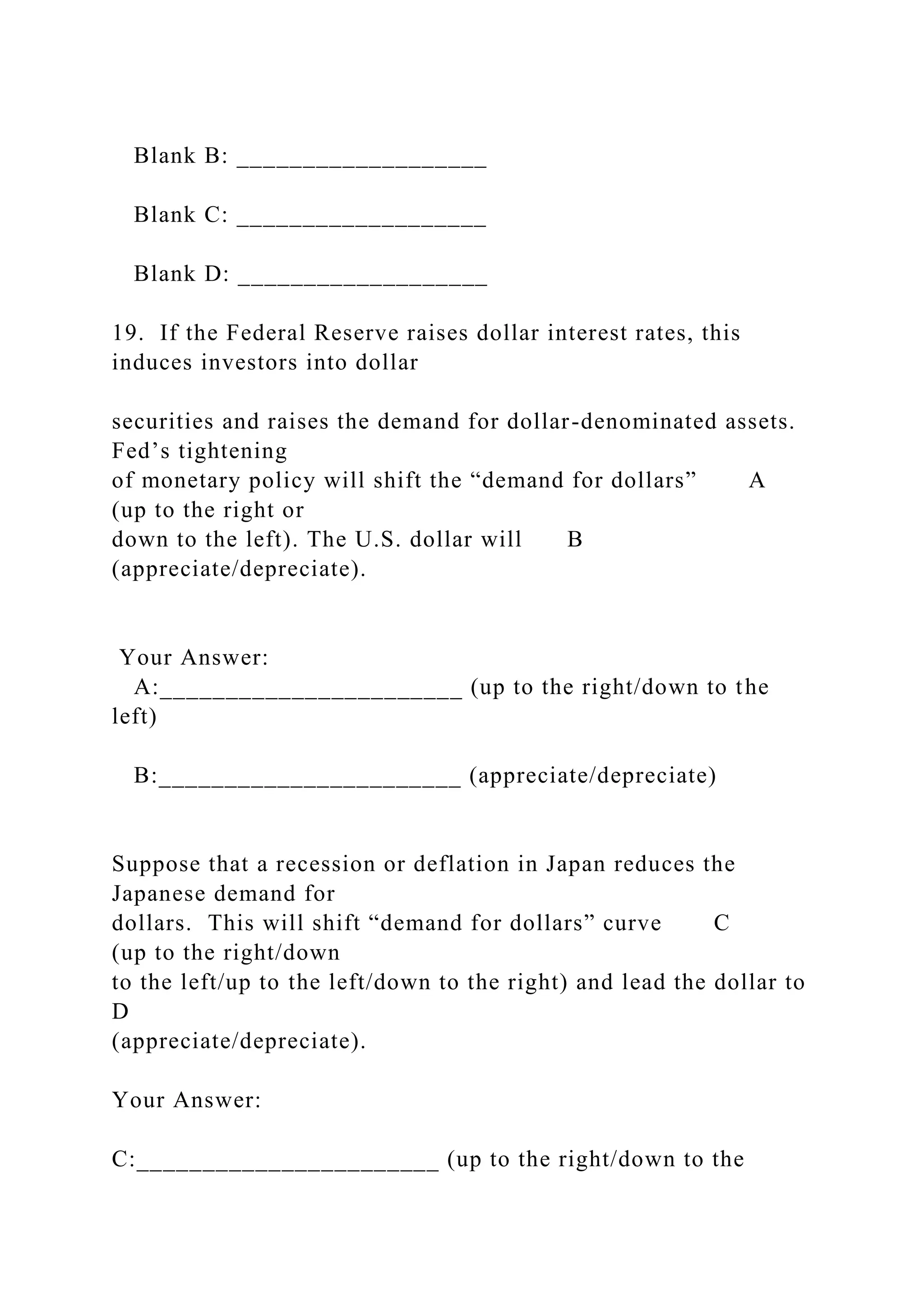 Problem Set 6 Part I Multiple-choice questions 1. Wh.docx