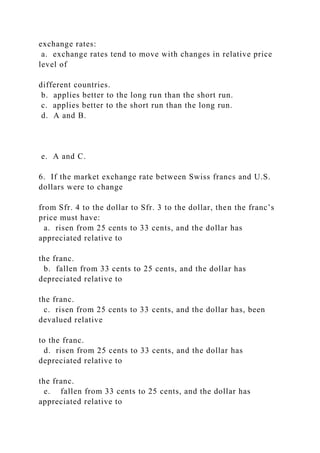 Problem Set 6 Part I Multiple-choice questions 1. Wh.docx