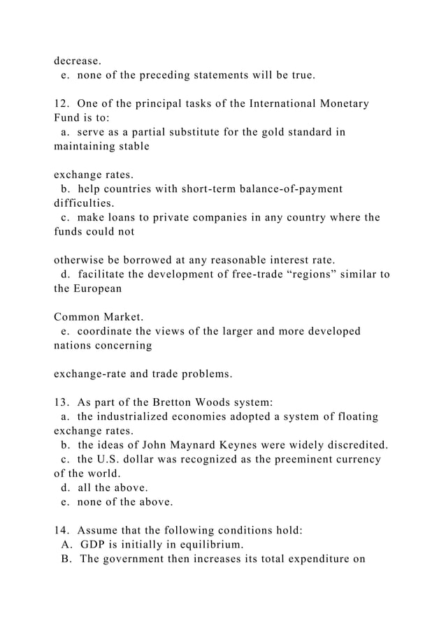 Problem Set 6 Part I Multiple-choice questions 1. Wh.docx