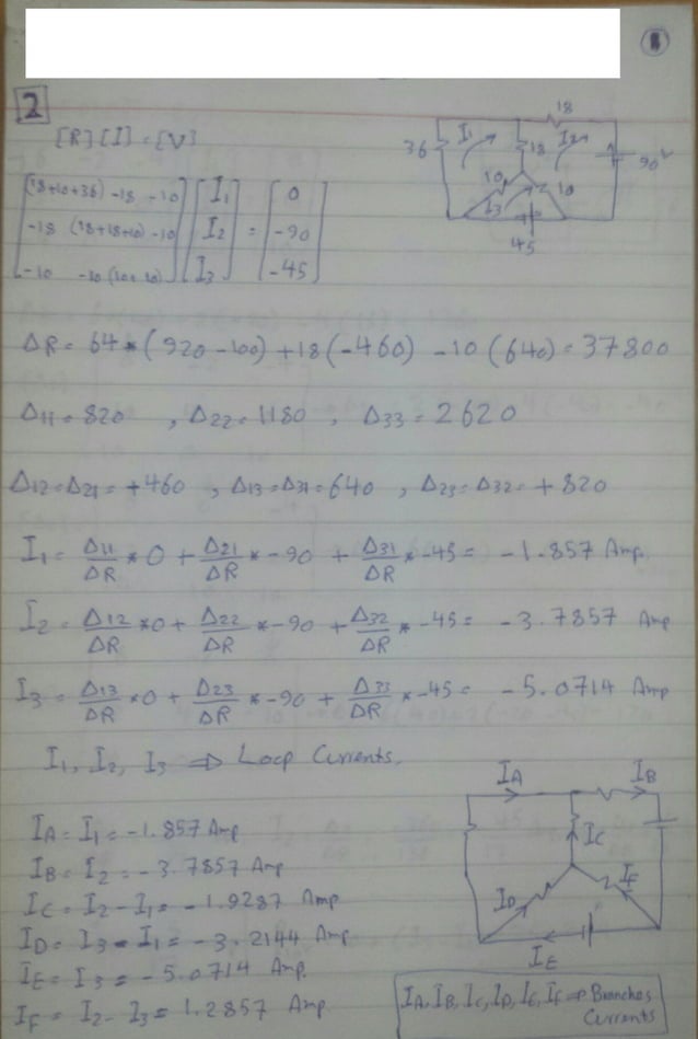 Electric Circuits Class (Solution of Problem set B) | PDF