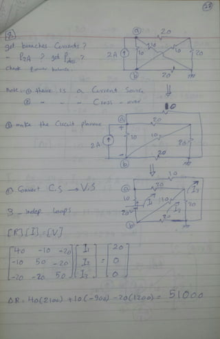 Electric Circuits Class (Solution of Problem set B) | PDF