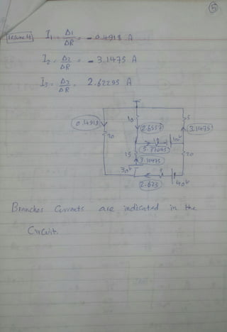 Electric Circuits Class (Solution of Problem set B) | PDF