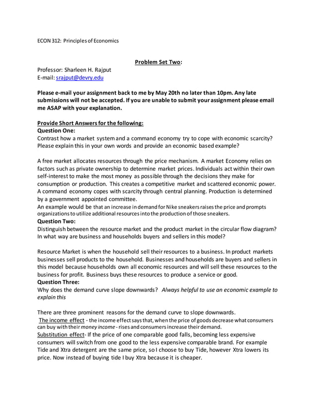 Problem set ii | PDF