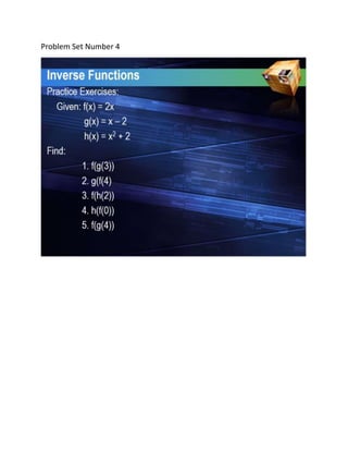 Calculus 1 with Analytic Geometry. Problem Set Number 4.pdf