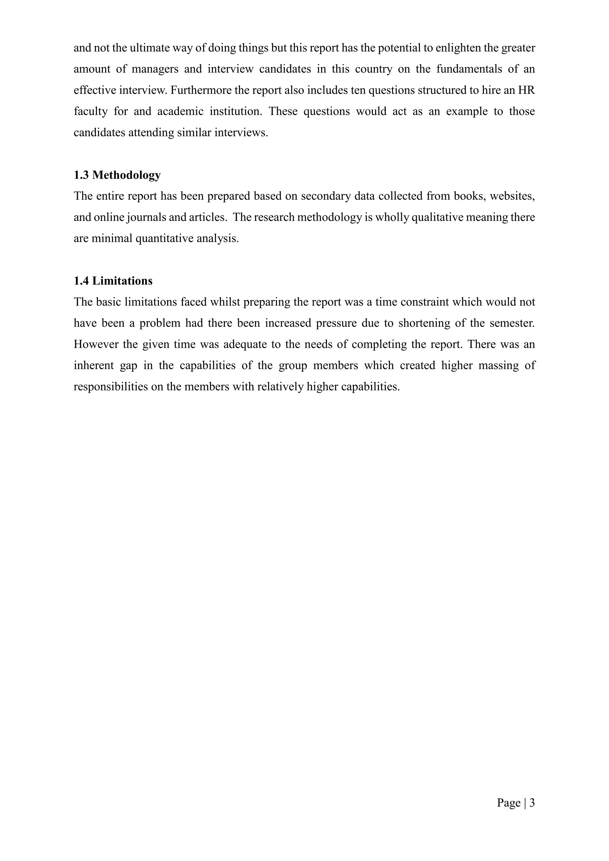 Problems faced by both the interviewer and the interviewee during an ...