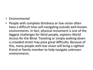 Problems faced by handicapped | PPTX