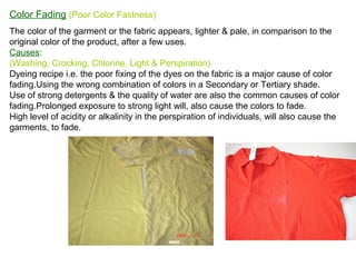 Fault of knitted fabrics | PPT