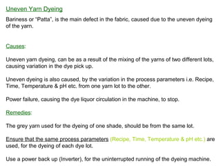 Fault of knitted fabrics | PPT